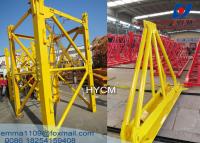 China Potain Tower Crane L68 Mast Section Spare Parts - 2000x2000x3000mm Dimensions, 1450-1750kg Weight for sale