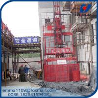 China SC100/100 Construction Hoist 2 Ton Payload 380V 50Hz Frequency Controlled Elevator for sale