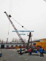 China Mini QD1515 Roof Derrick Crane 15m Jib 3 Tons Max Load 120m Height for sale