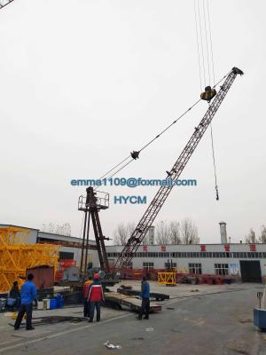 China QD60 Derrick Crane 3 Ton Load 24 Meter Boom for 150m Building Construction for sale