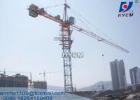 China Hammerhead Jib Tower Crane QTZ5015 6T Capacity 50M Boom Lift for Building Materials for sale