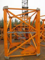 China QTZ100 6012 Tower Crane 8T Capacity 60m Jib 45m Freestanding Height 380V for sale