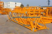 China QTZ100 6012 Tower Crane 8T Capacity 60m Jib 45m Freestanding Height 380V for sale