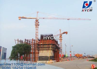 China QTZ100 6012 Tower Crane 8T Capacity 60m Jib 45m Freestanding Height 380V for sale