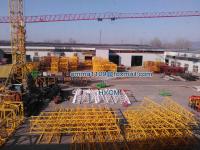 China TC6515 Tower Crane Electric Power Cable 10T Load 65m Boom Length for sale