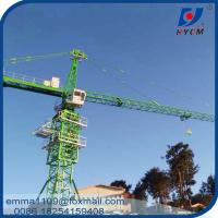 China QTZ160 Tower Crane 60m Jib 10 Ton Top Slewing Electric Construction Crane for sale