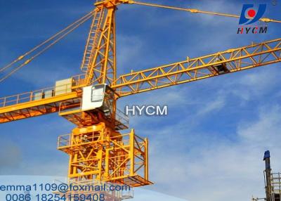 China QTZ160 10T Tower Crane 60m Jib 50m Free Standing Height Construction Equipment for sale