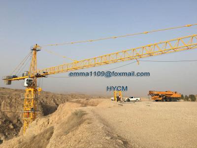 China TC6518 Kind of Tower Cranes Remote Control Max. Load 10T Building Material for sale