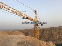 China TC6036 Tower Crane 60m Working Radius 12T Max Load Capacity Safety Monitoring System for sale