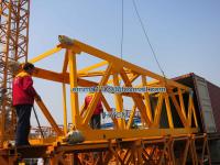 China TC6036 Tower Crane 60m Working Radius 12T Max Load Capacity Safety Monitoring System for sale