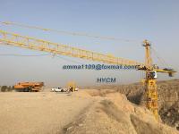 China TC7050 Tower Crane with Derricking Jibs 5m Mast Sections 5000kNm 20t Capacity for sale
