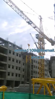 China QTZ7050 Tower Crane Inverter Box 70m Radius 20t Load CE Certified for sale