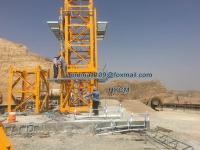 China QTZ Series Tower Crane 500 with VFD Control 70m Radius 20t Max Load for sale