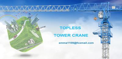 China 5010 Power Line Topless Tower Crane For Lifting Building Materials for sale