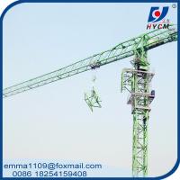 China QTP6016 Topless Tower Crane 60m Boom 10t Load Capacity for Building Material for sale