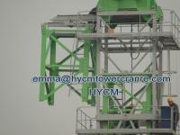 China PT6518 Topless Tower Crane 65m Jib 10t Load Capacity 1800kNm Moment for sale