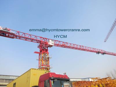 China QTZ315 74m Flat Top Tower Crane 18t Capacity 180m Height with Safety Limiters for sale
