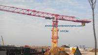 China Huge Capacity QTZ450-PT8030 Flat Head Tower Crane 5m Mast Sections for sale