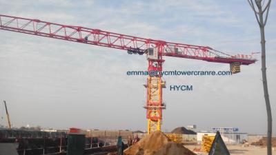 China Huge Capacity QTZ450-PT8030 Flat Head Tower Crane 5m Mast Sections for sale