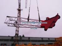 China D63-2520 25M Jib Boom Luffing Tower Crane 1.2*3m Mast Section 6t for sale