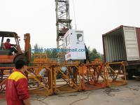 China 8t Topkit Head Tower Crane TC5015 50m Jib Boom for 80m Buildings for sale