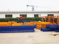 China 8t Topkit Head Tower Crane TC5015 50m Jib Boom for 80m Buildings for sale