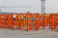 China TC5513 Crane Model Build qtz80 Tower Crane 55M 8TONS Load Topkit Type for sale