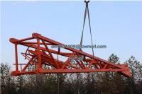 China TC5513 Crane Model Build qtz80 Tower Crane 55M 8TONS Load Topkit Type for sale