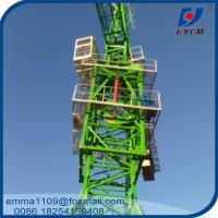 China QTZ125 6515 Hammerhead Tower Crane 65m Radius 10T Capacity Remote Control for sale