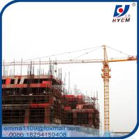 China QTZ160 10 Ton Tower Crane TC6024 60m Jib 1600kNm Lifting Moment 380V for sale