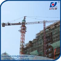 China QTZ160 10 Ton Tower Crane TC6024 60m Jib 1600kNm Lifting Moment 380V for sale