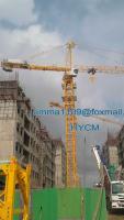 China Building Tower Crane With Undercarriage Foundation Base qtz 6036 for sale