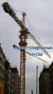 China HYCM QTZ500(7550) Tower Crane 25t Capacity 75m Jib Length Counterweight 16t for sale