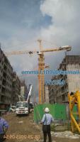 China HYCM QTZ500(7550) Tower Crane 25t Capacity 75m Jib Length Counterweight 16t for sale