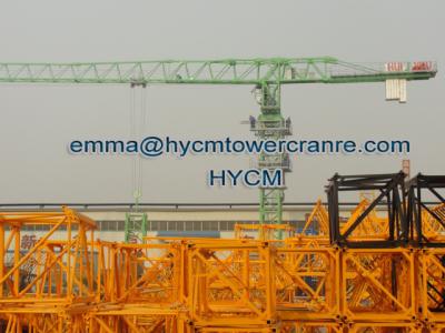 China Supply Flat Top Tower Crane QTZ125-PT6016 60M Work Boom 10t Max.Load for sale