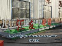 China 10tons Flat Top Tower Crane QTP6518 65m Jib 3m Four Slice Mast Section for sale