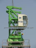China PT6518 Top Flat Crane Tower 10tons 3m Potain Mast Sections Cost for sale