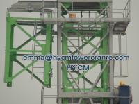 China PT6518 Top Flat Crane Tower 10tons 3m Potain Mast Sections Cost for sale