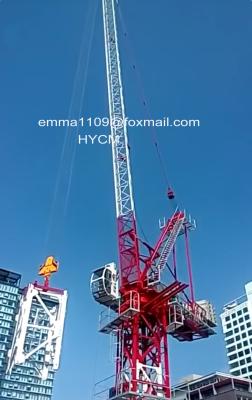 China D4522 45m Boom Luffing Jib Tower Crane 6T Load Split Mast Save Containers for sale