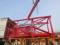 China 8t D4522 Luffing Tower Crane 45m Lifting Boom Long 2.2t Tip Load for sale