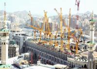China QTD260 Luffing Jib Tower Crane 16t Capacity 60m Radius Full Inverter Control for sale
