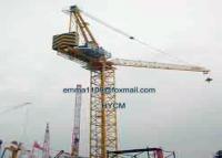 China QTD500-5078 Luffing Tower Crane 25t Capacity 50m Jib 7.8t Tip Load for sale