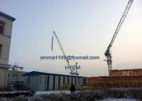 China QTD500-5078 Luffing Tower Crane 25t Capacity 50m Jib 7.8t Tip Load for sale