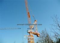 China QTD500-5078 Luffing Tower Crane 25t Capacity 50m Jib 7.8t Tip Load for sale