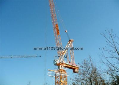 China QTD500-5078 Luffing Tower Crane 25t Capacity 50m Jib 7.8t Tip Load for sale