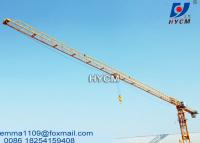 China QTZ63 Topless Tower Crane 50m Jib 1.3t Tip Load 30m Height 5t Capacity for sale