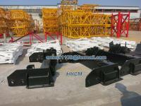 China D4522 Jib Luffing Tower Crane 6 Ton Capacity 45 Meter Boom Inner Climbing Type Construction Equipment for sale
