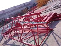 China D4522 Jib Luffing Tower Crane 6 Ton Capacity 45 Meter Boom Inner Climbing Type Construction Equipment for sale