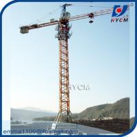China QTZ50-5010 Mobile Tower Crane 5 Ton Capacity 50m Jib Rail Mounted Construction Equipment for sale