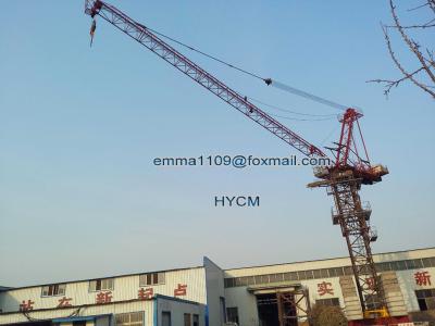 China 6 TONS Max. Load 40m Working Lifting Jib 4015 QTD80 Luffing Tower Crane for sale